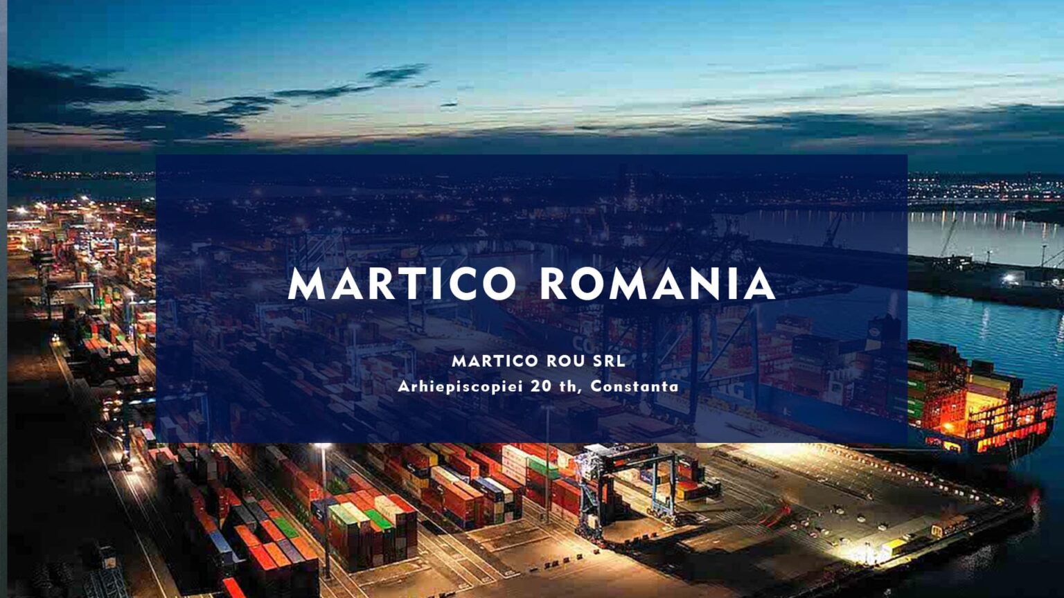 ROMANIA – Compañía de logística Martico